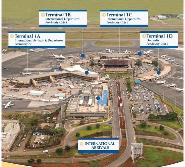 JKIA renames Airport Terminals - HapaKenya