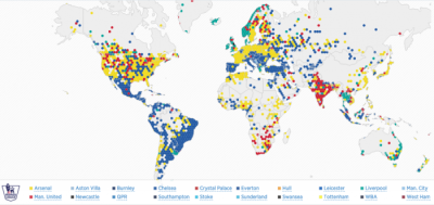 Twitter Unveils Global English Premier League Fan Map - HapaKenya