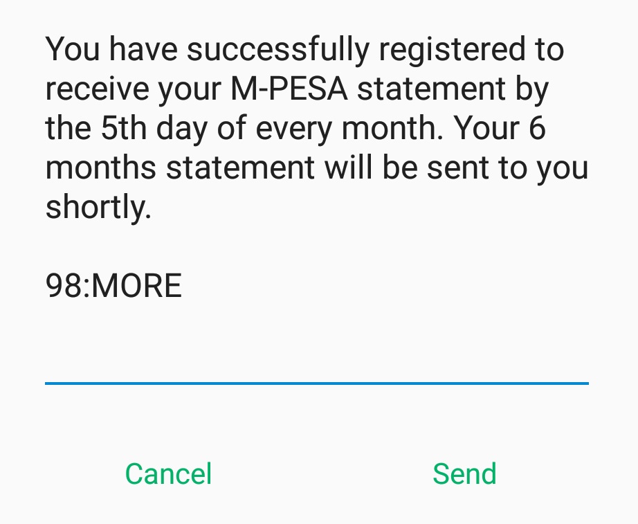 How to get your full M-PESA statement via email - HapaKenya