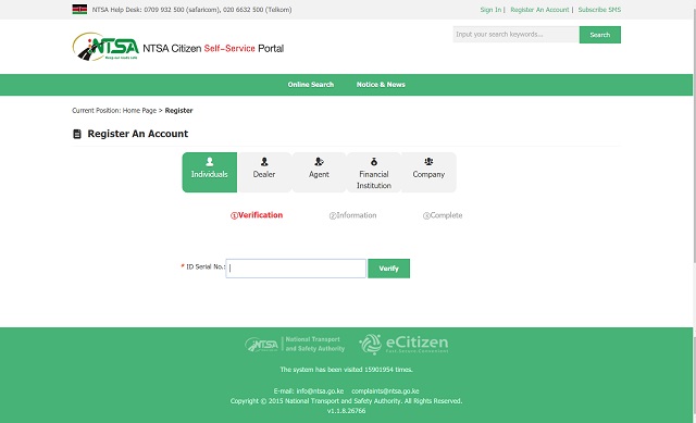 How to register on the tims NTSA platform | Magari Poa