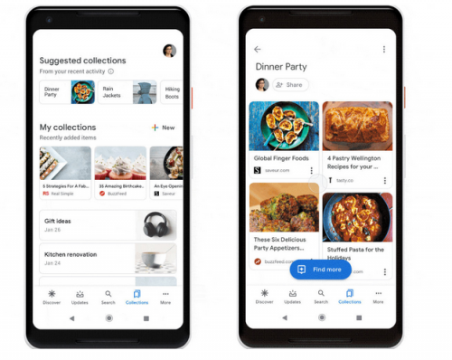 Google launches Collections, a feature that will help you save and ...
