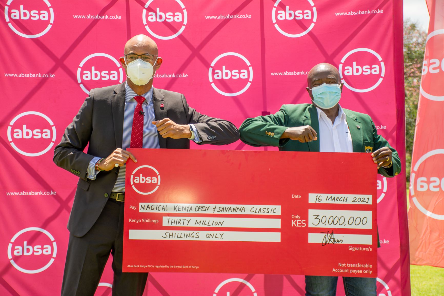 Absa Kenya to sponsor Kenya Open & Kenya Savannah Classic golf tournaments - HapaKenya