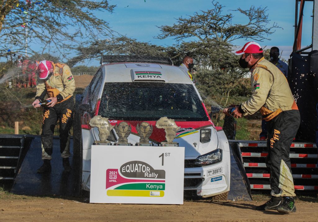 Carl Tundo wins the 2021 Africa Equator Rally in Naivasha - HapaKenya