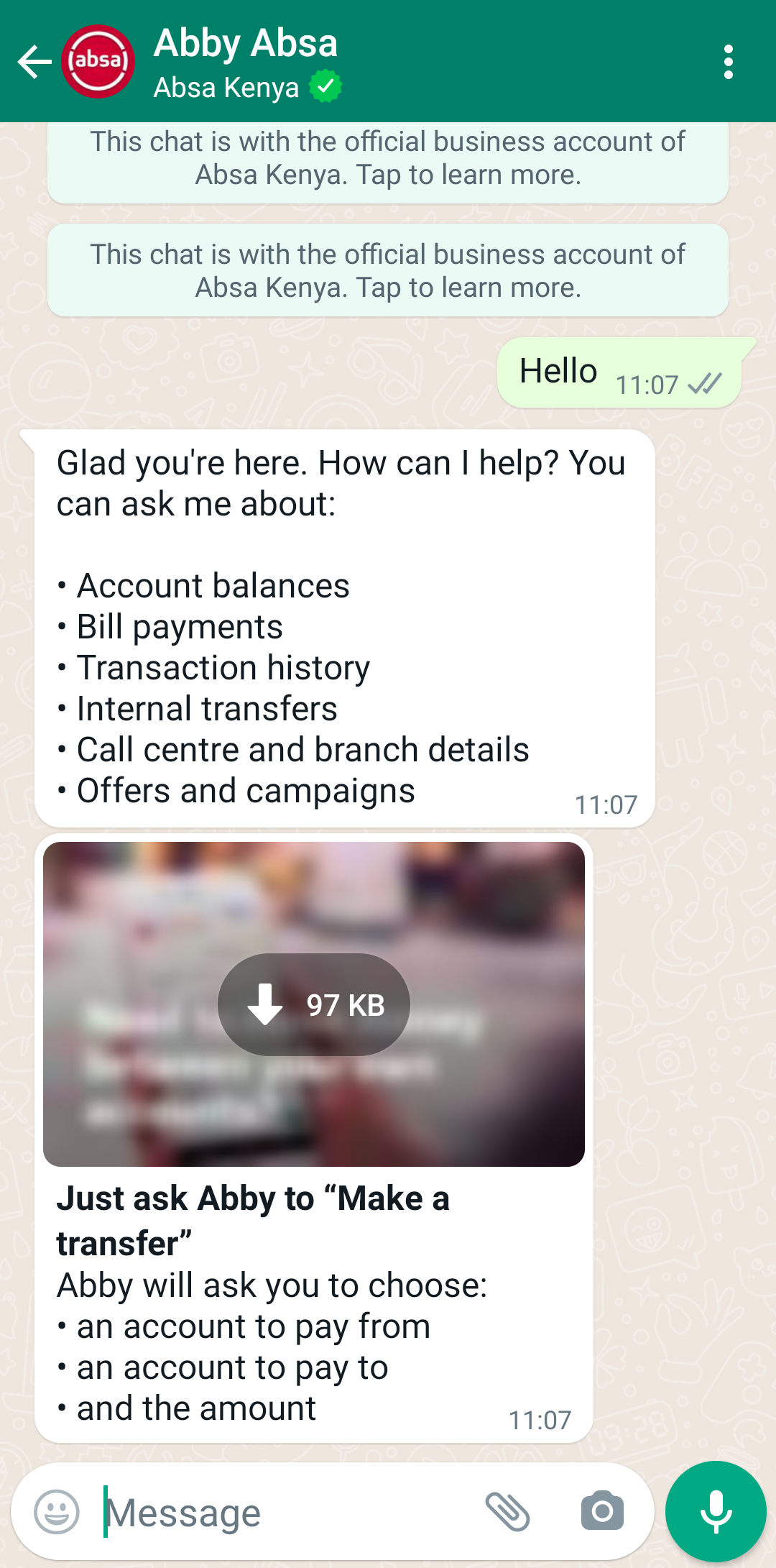 How Absa's WhatsApp feature is revolutionizing banking in Kenya - HapaKenya