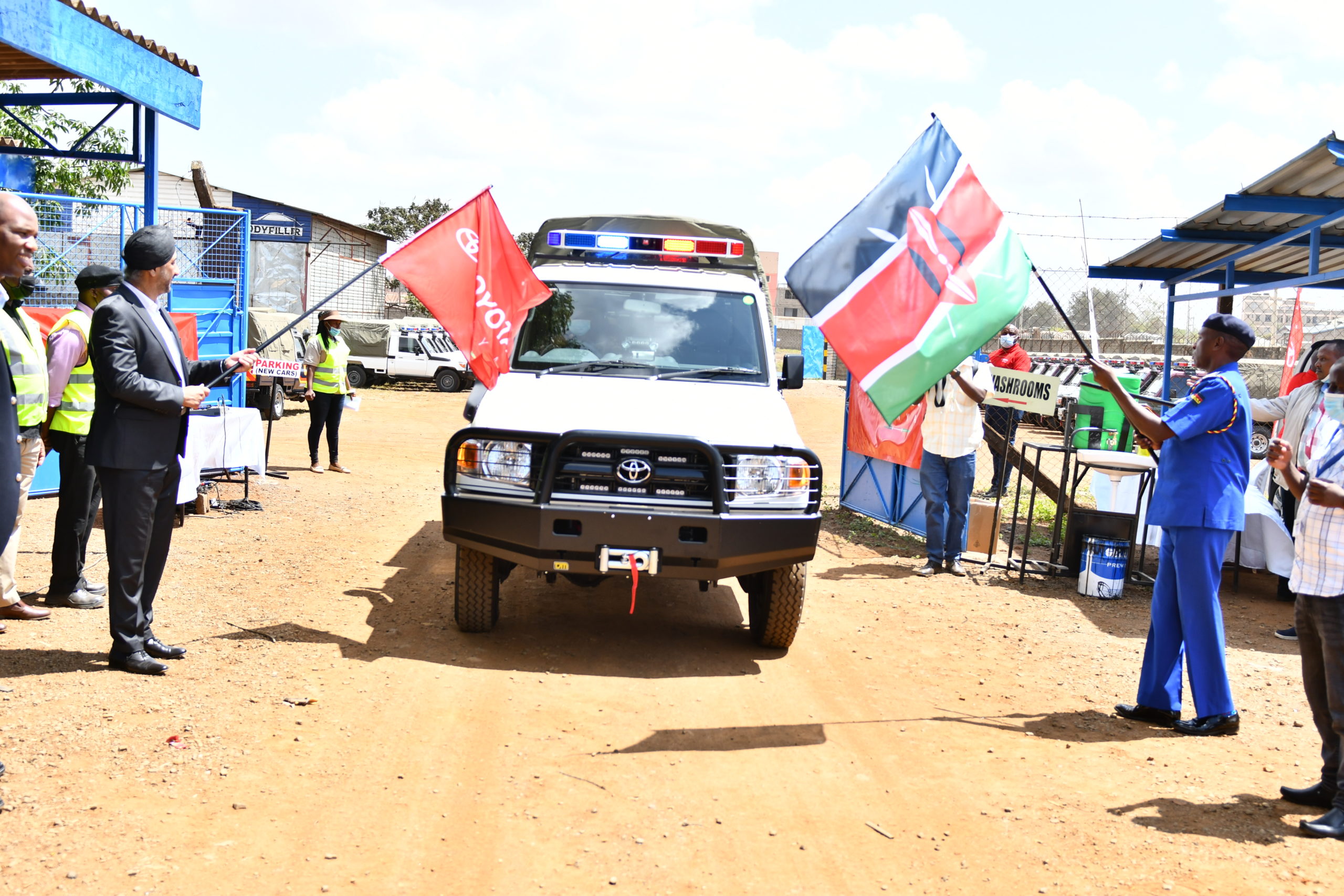 Toyota Kenya delivers 592 Land Cruisers to the National Police Service ...