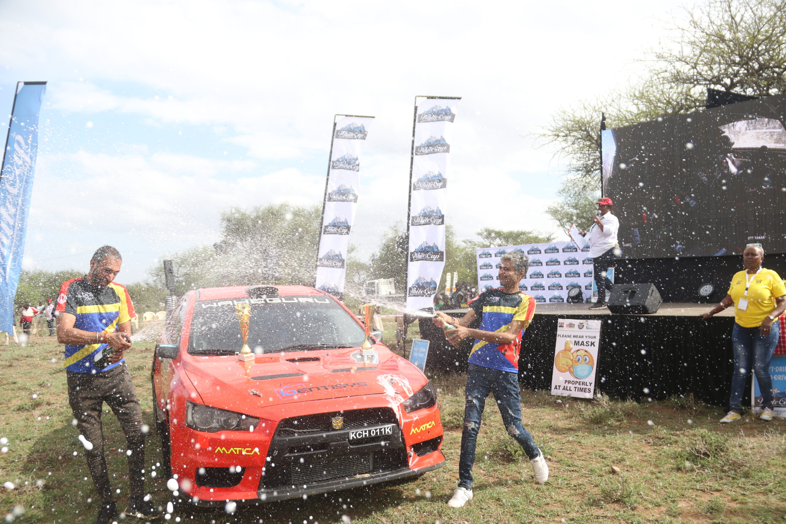 Karan Patel emerges as a winner in the recently held KMSC Kajiado Rally ...