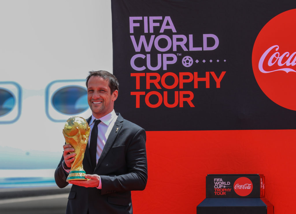 FIFA World Cup Trophy arrives in Kenya for a two day tour courtesy of ...
