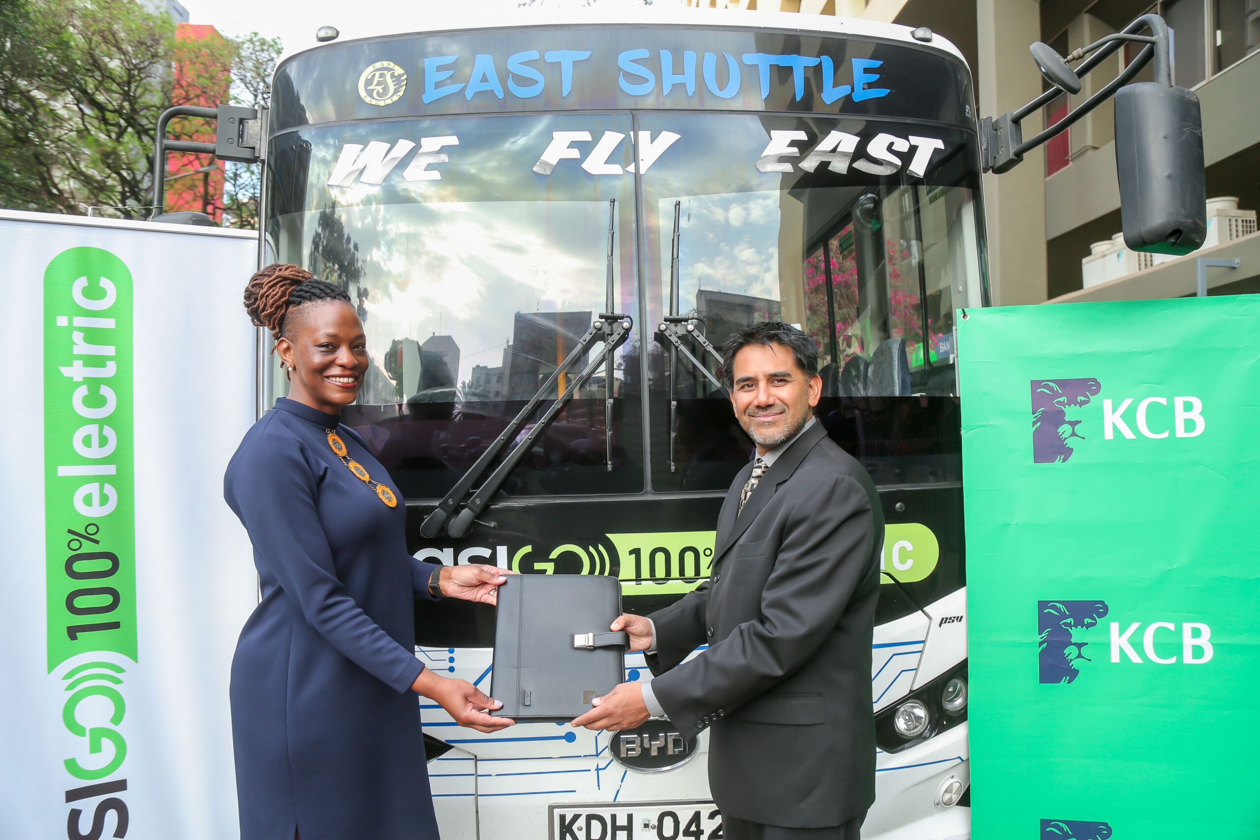 KCB Bank & BasiGo Kenya partner to finance to buy electric buses ...