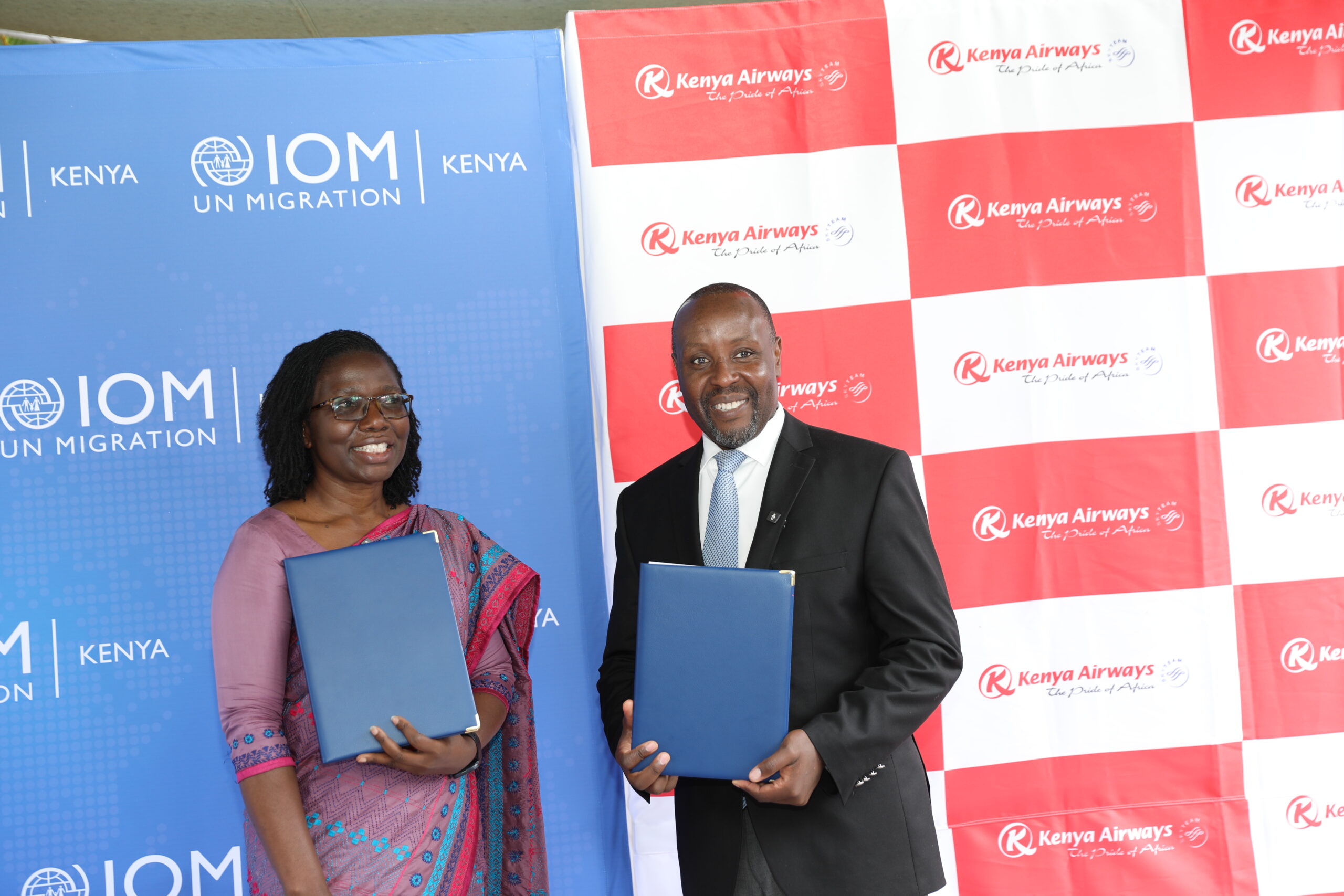 KQ partners with IOM Kenya to combat human trafficking & protection of ...