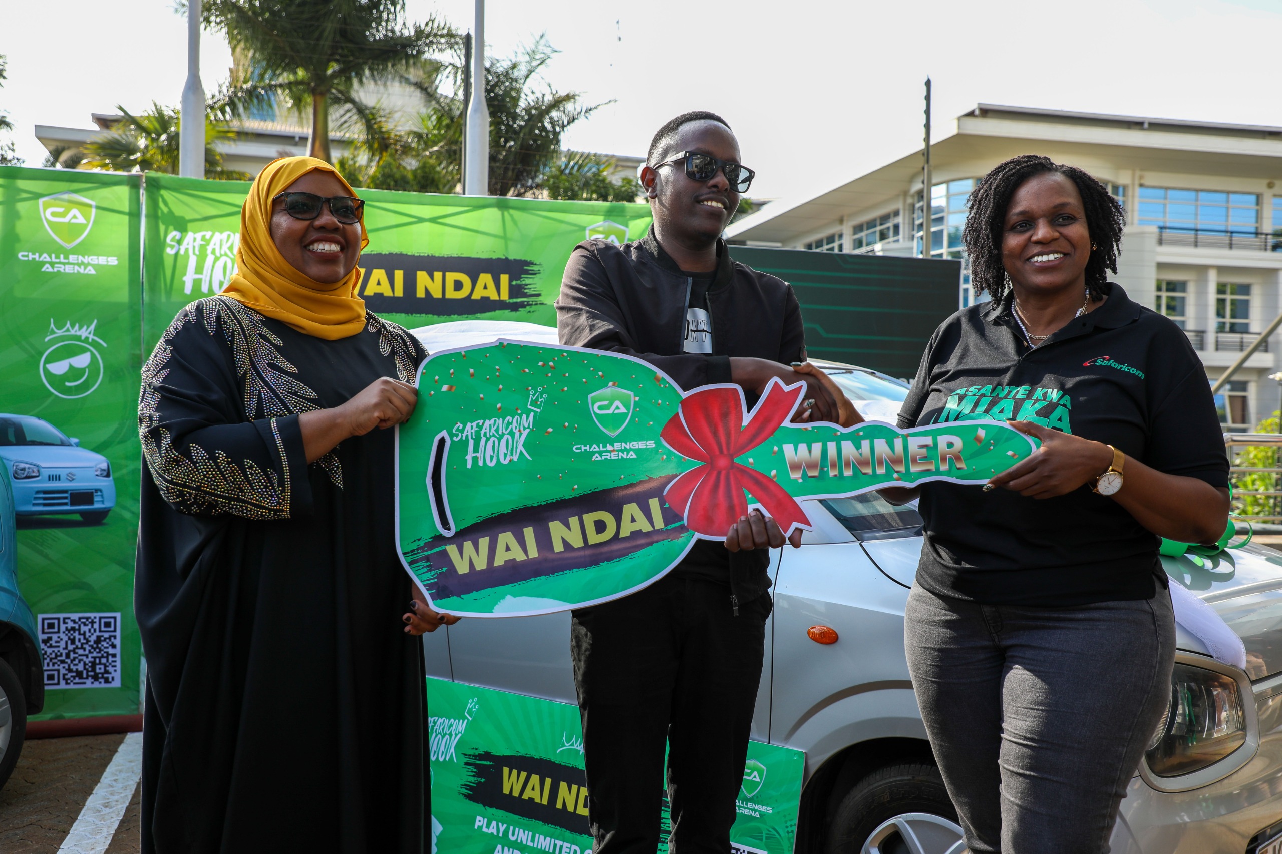 John Maina & Paul Njihia win cars in the Safaricom 'Wai Ndai' Challenge ...