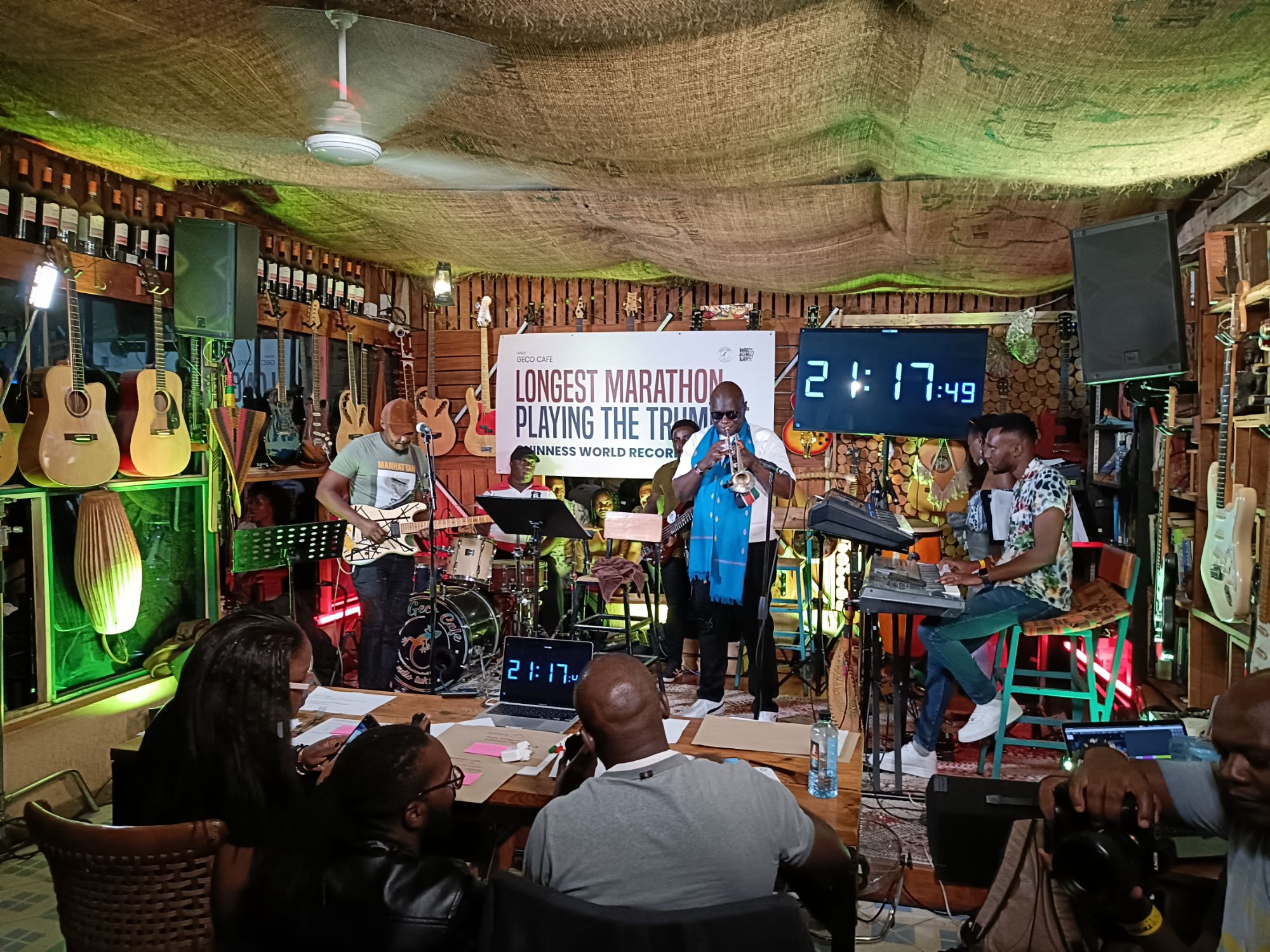 Mackinlay Mutsembi breaks Guinness World Record in trumpet marathon ...