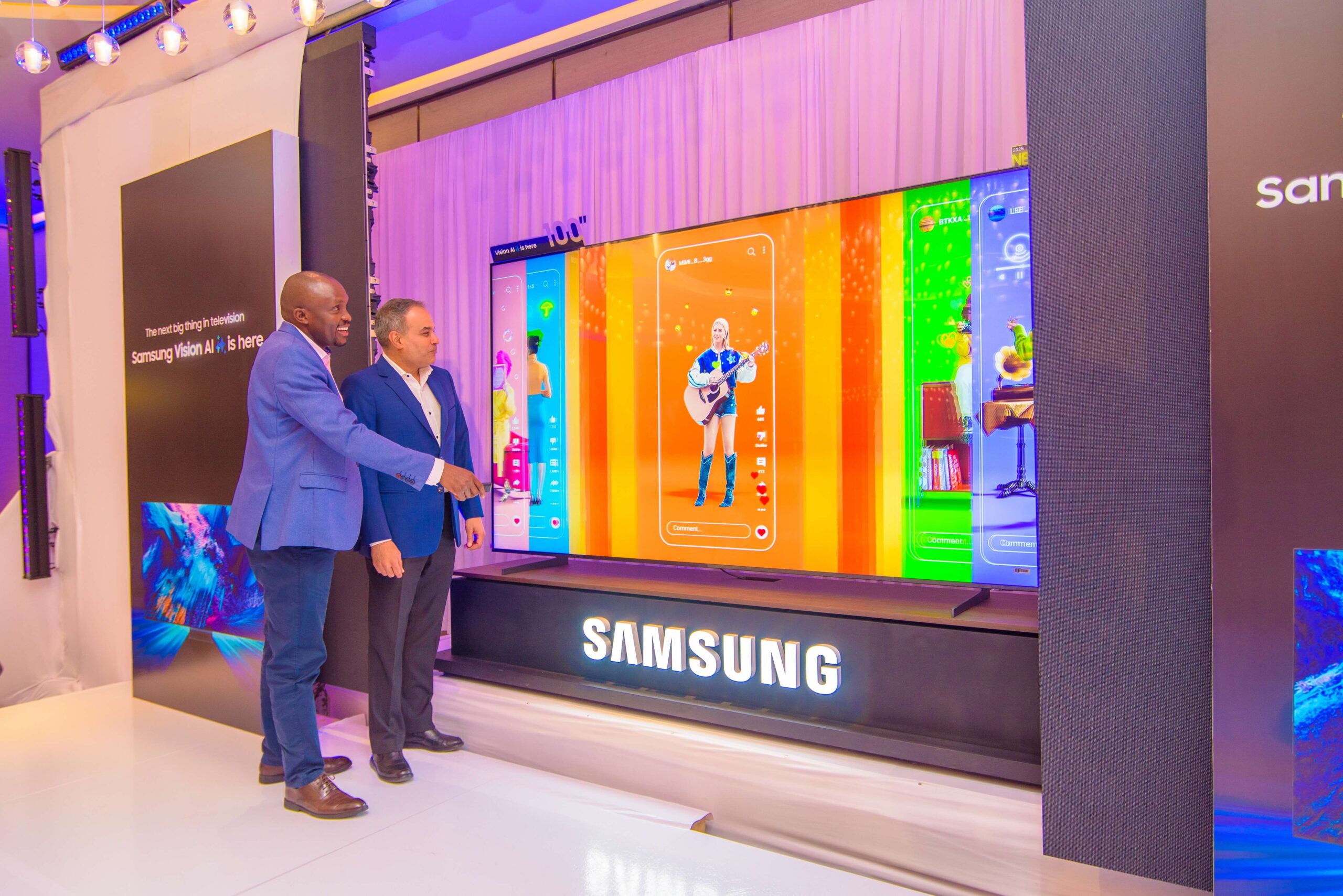 Samsung launches 100 inch Neo QLED AI TV in Kenya - HapaKenya