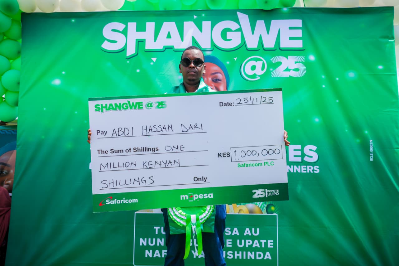 Abdi Dahir is the newest millionaire courtesy of Safaricom Shangwe @25 ...